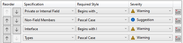Use C# naming conventions and set it in Visual Studio